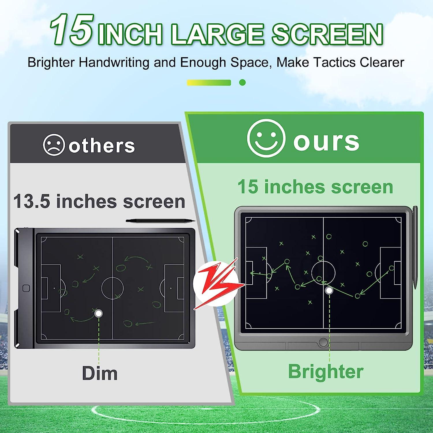TUGAU Electronic Coach Board Premium Tactical Marker Board | Large LCD ...