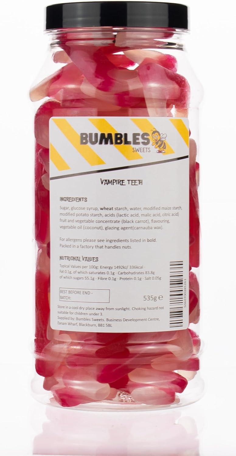 Vampire Teeth Sweets Gift Jar | Buy Now with Express International ...