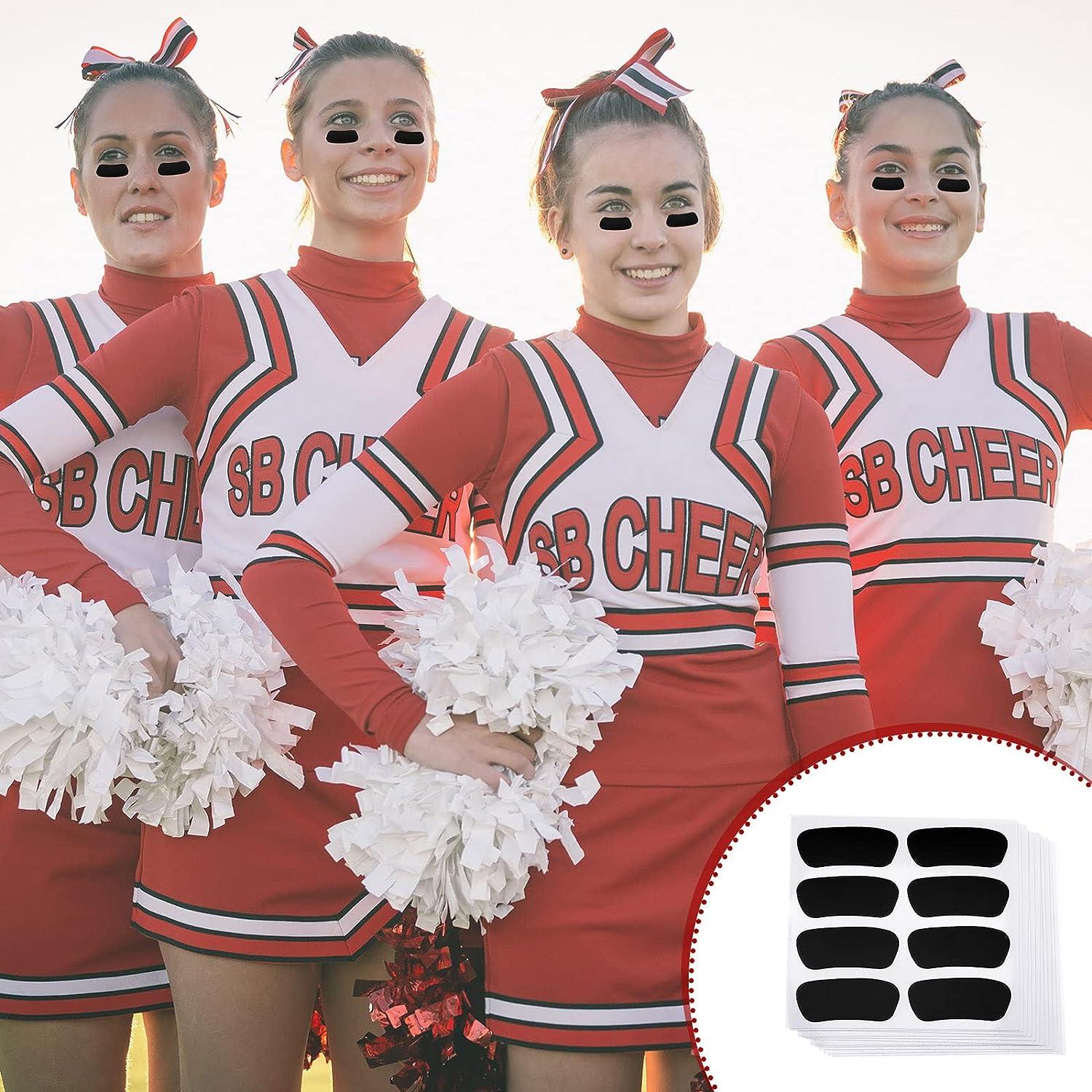 Marspark 100 Pairs Eye Black Baseball Stickers - Sports Face Paint for ...