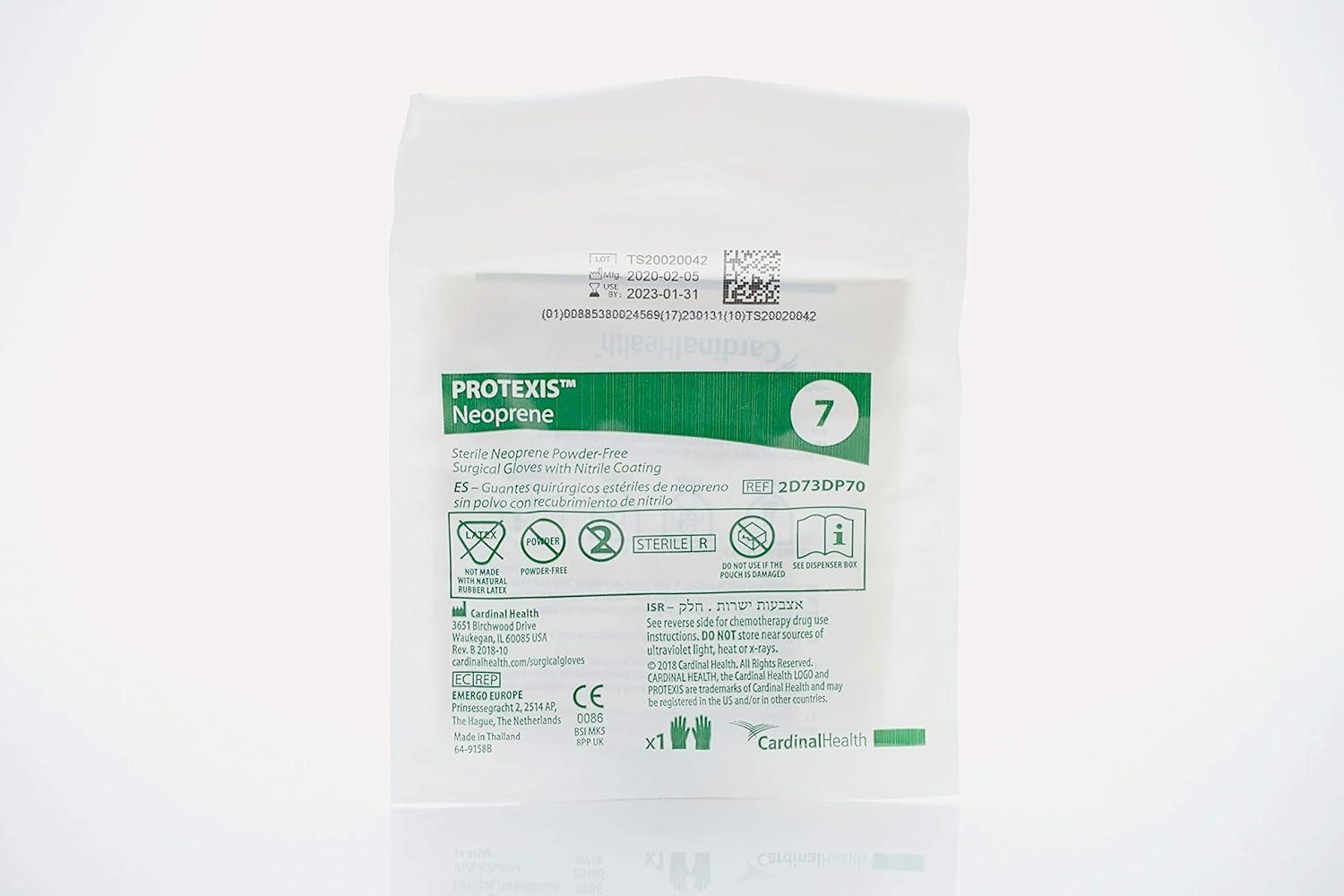 Cardinal Health Protexis Neoprene Surgical Gloves Size 7 - 200 Pairs ...