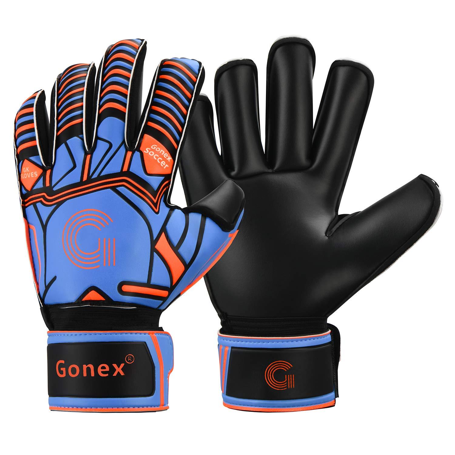 Gonex GK Goalie Gloves with Fingersave Spines | Pro-Level Soccer ...