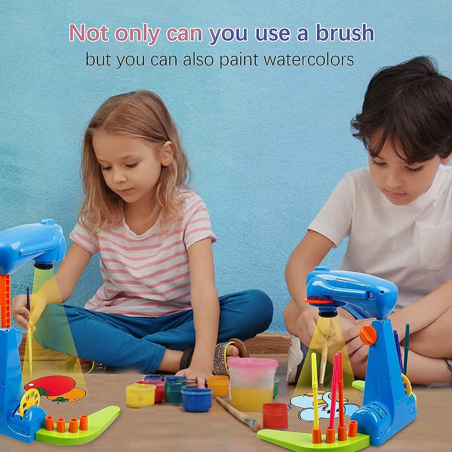 Kids Projection Drawing Sketcher with 32 Cartoon Patterns, 12 Color ...