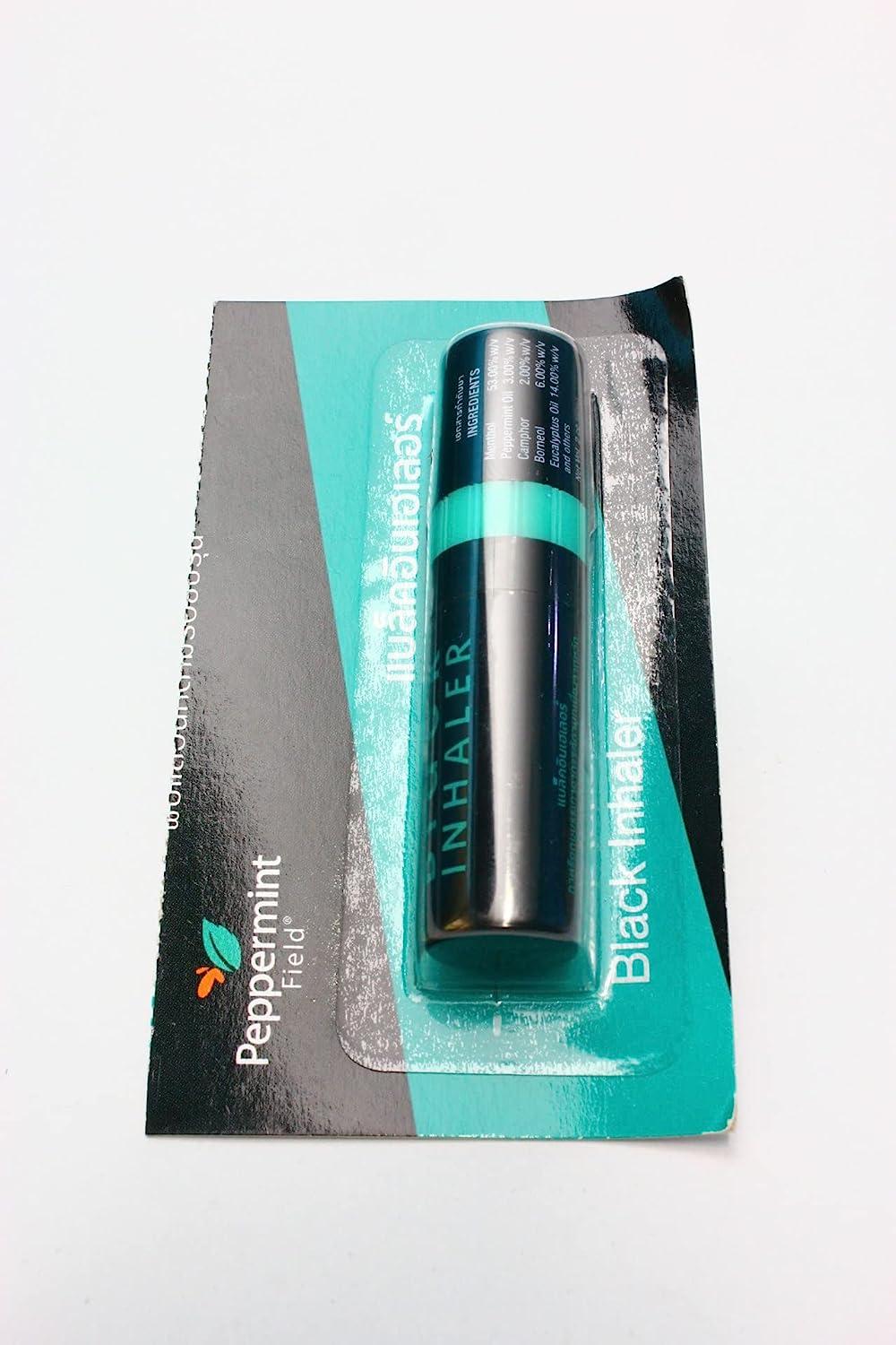 Peppermint Field Black Inhaler 2ml (Pack of 2) - Natural Aromatherapy ...