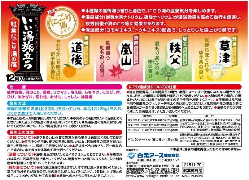 Hakugen Earth Good Hot Spring Nigori Yu no Yado Autumn Leaves - 12 Bath ...