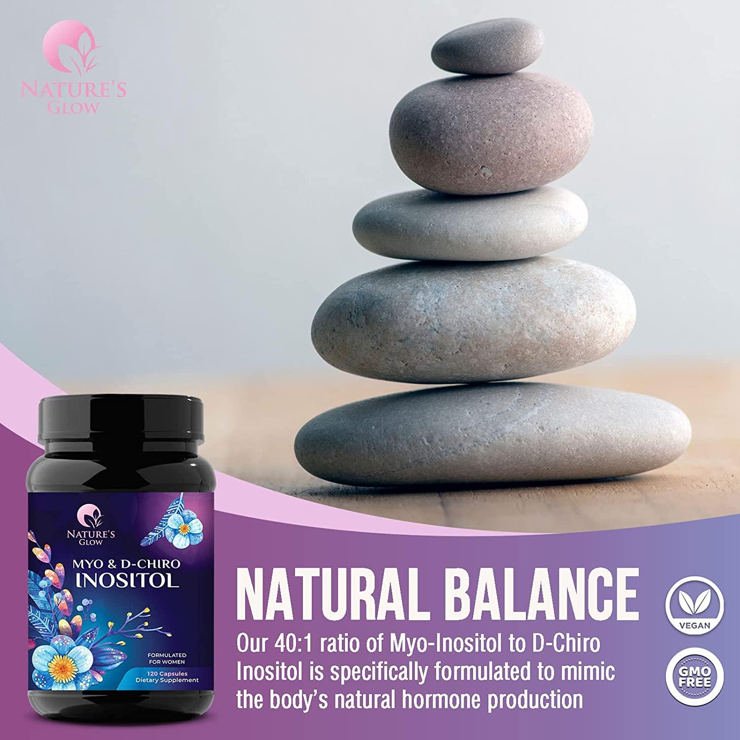 Premium Myo-Inositol & D-Chiro Inositol Blend 40:1 Ratio - Ovarian ...