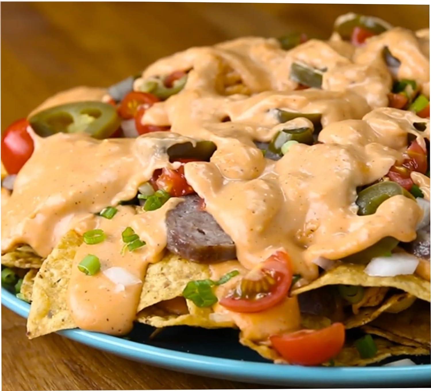 Nacho Cheese Sauce 1L cheese sauce made with real cheddar. Ideal for ...