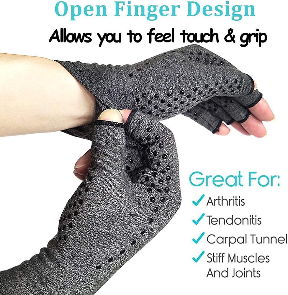 Arthritis Compression Gloves for Men and Women - Medium Size (1 Pair)