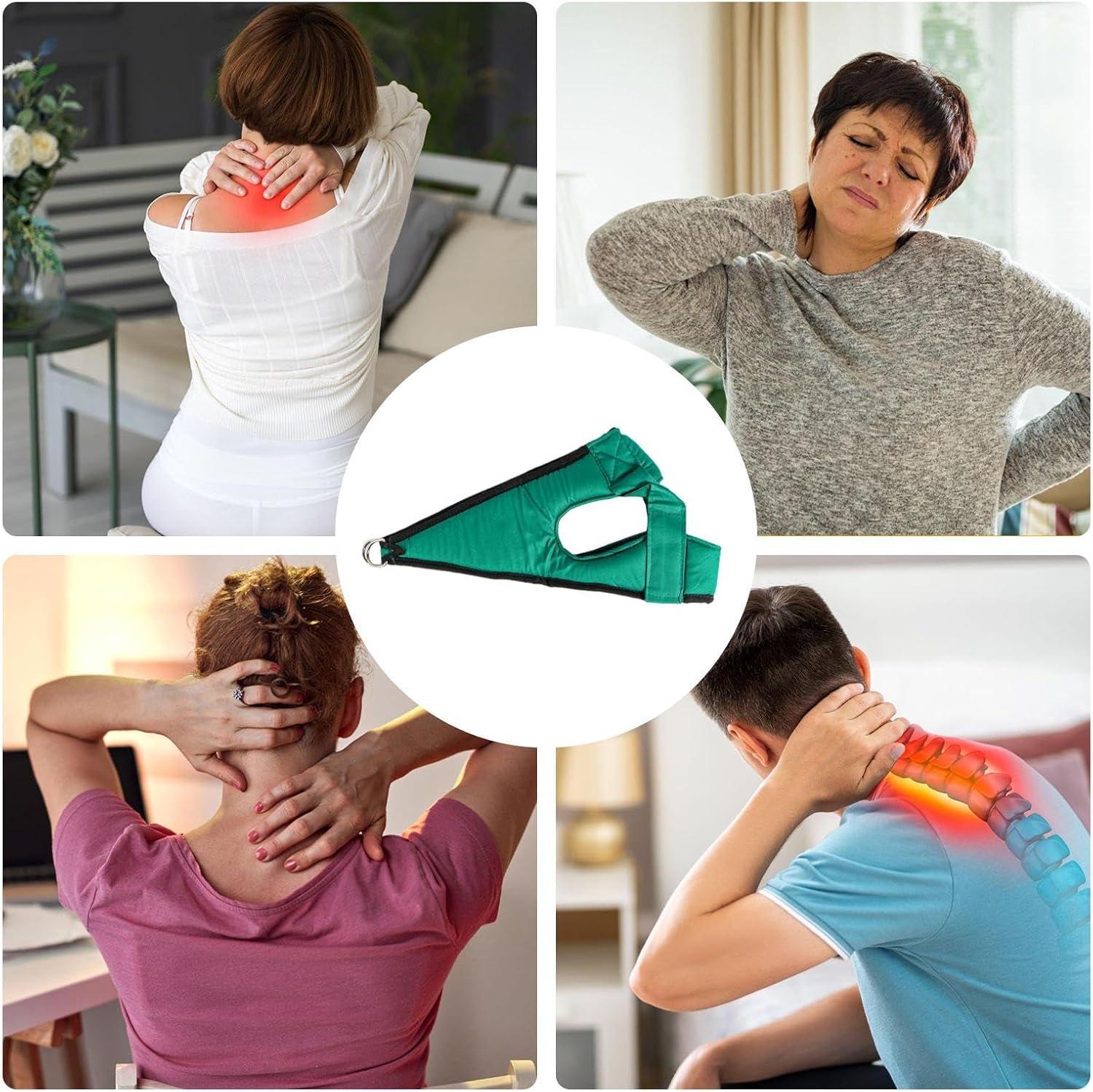 Zonewd Naked Strap Cervical Traction Device - Adjustable Neck Support ...