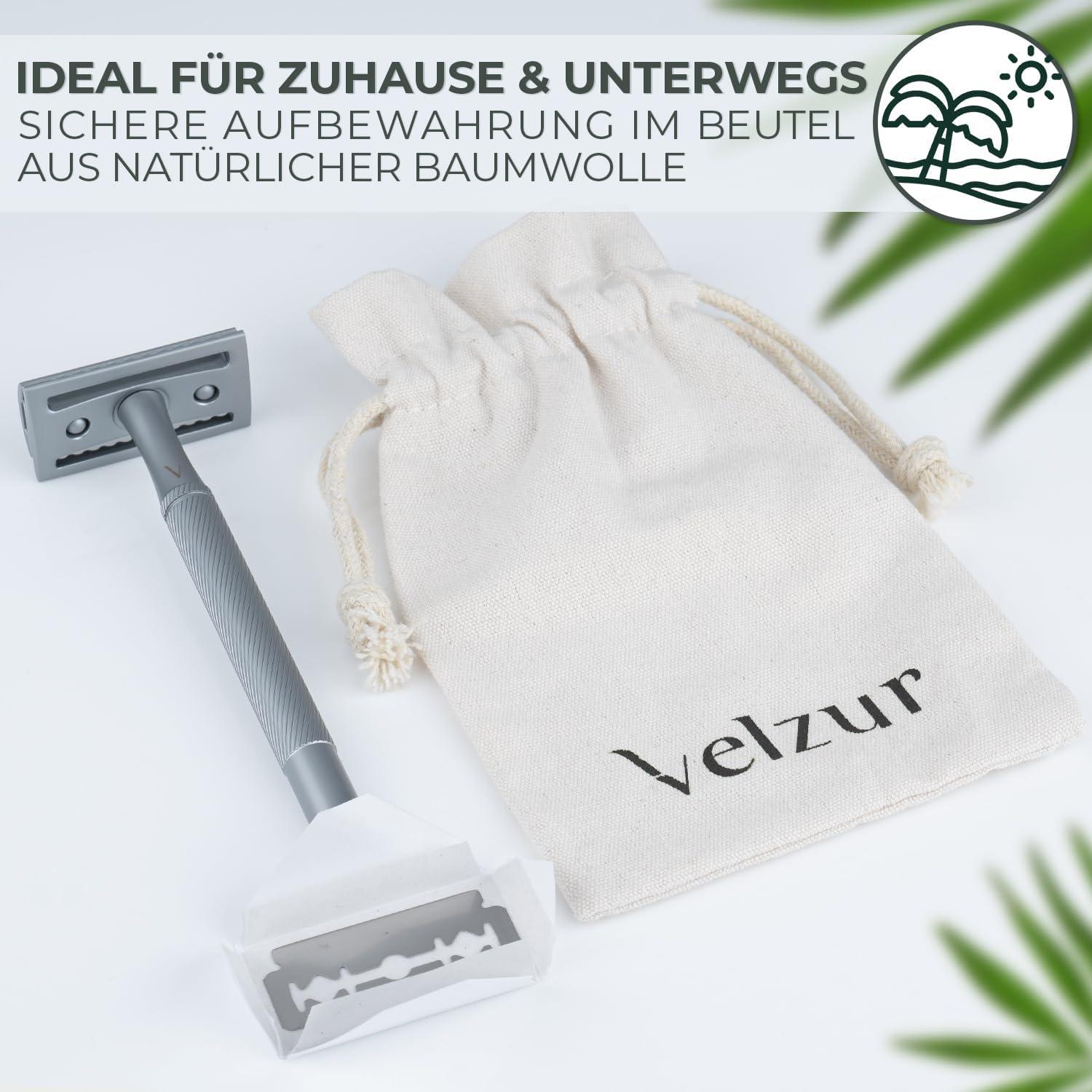 Velzur Razor Plane Set - 5 Stainless Steel Blades & Travel Bag | Rust ...