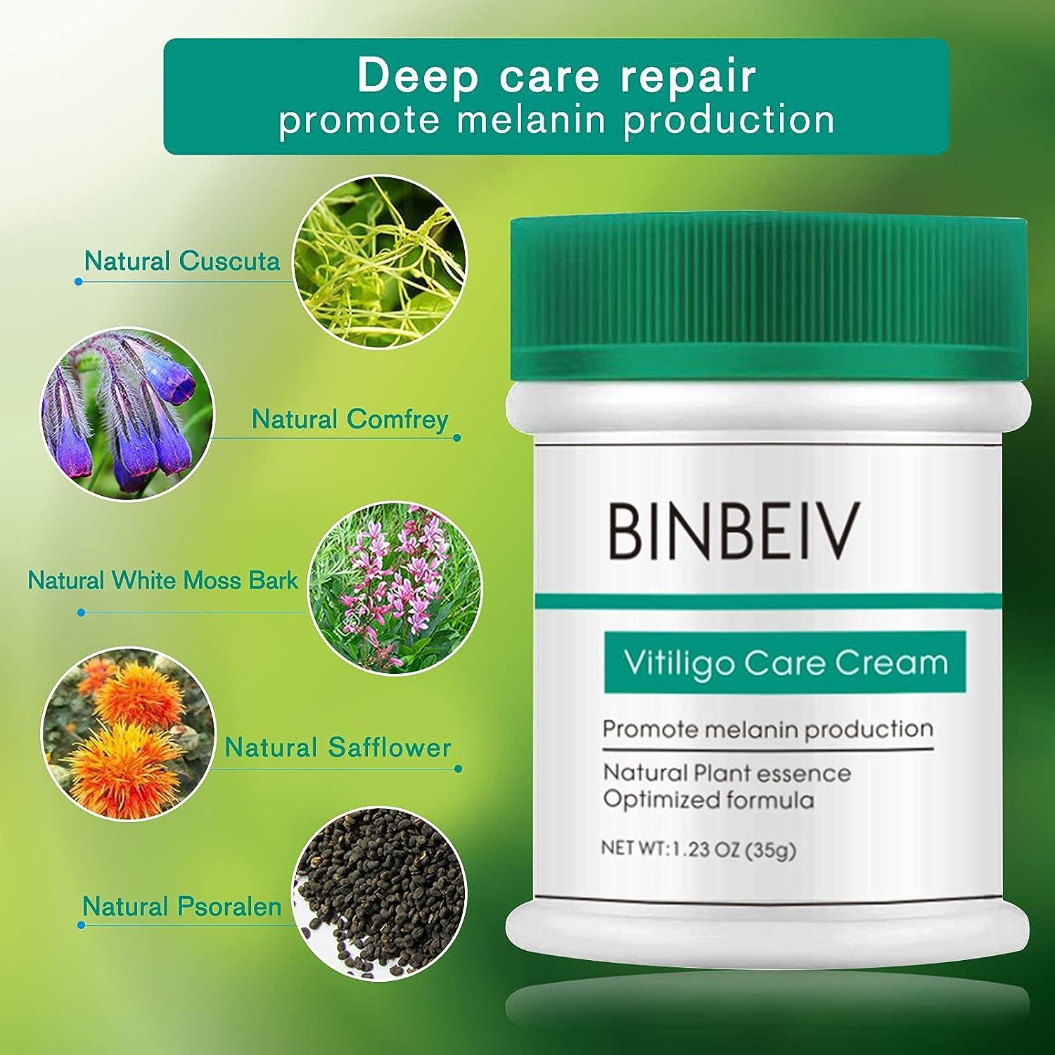 BINBEIV Vitiligo Care Cream - Pigmentation Regulating Formula | Fade ...