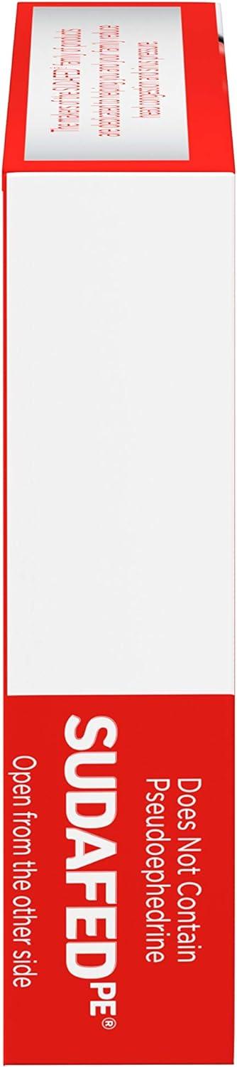 Sudafed PE Head Congestion + Flu Severe Decongestant Tablets 24 ct ...