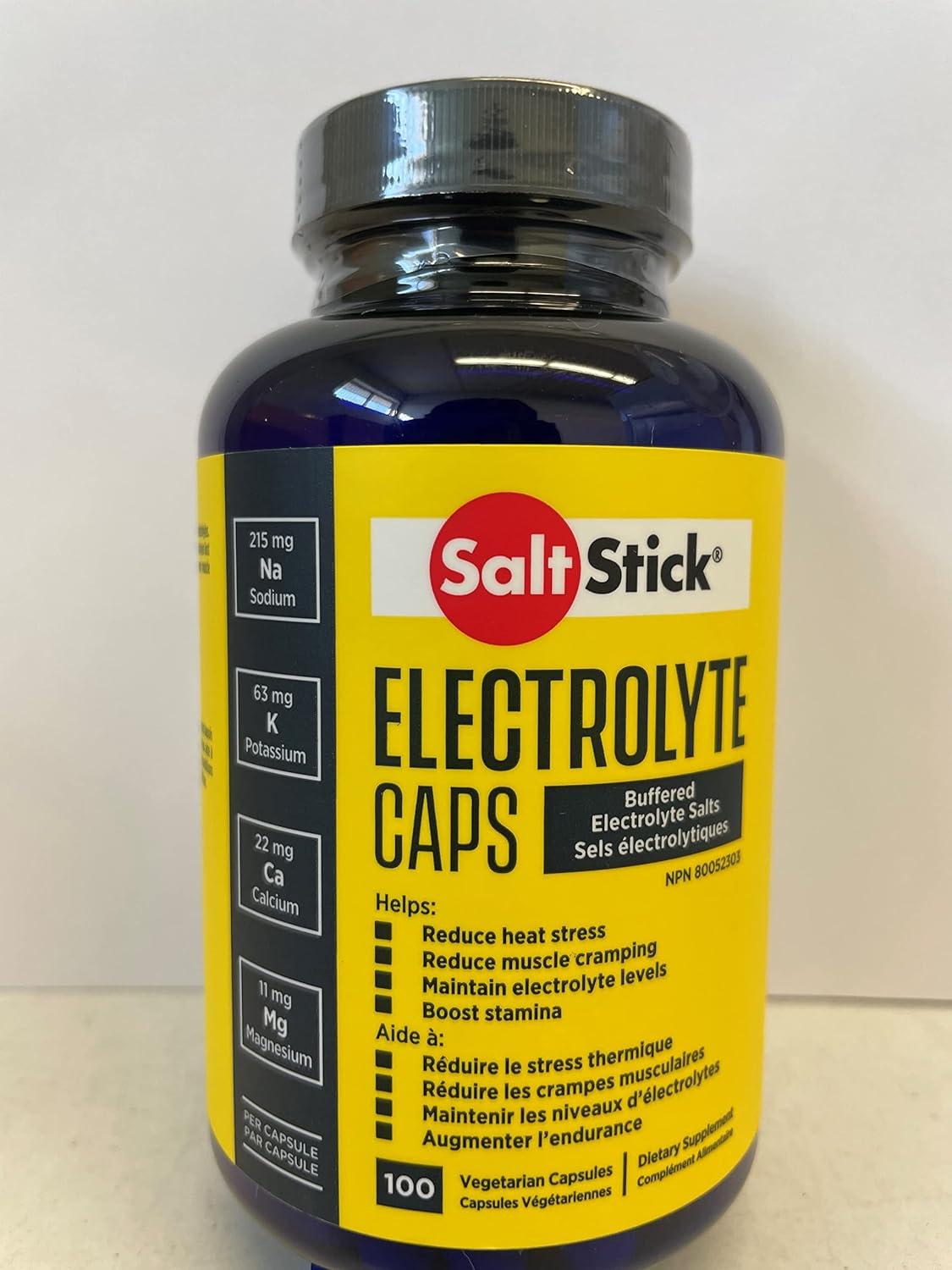Saltstick Electrolyte Caps Buffered Electrolyte Salts 100 Capsules ...