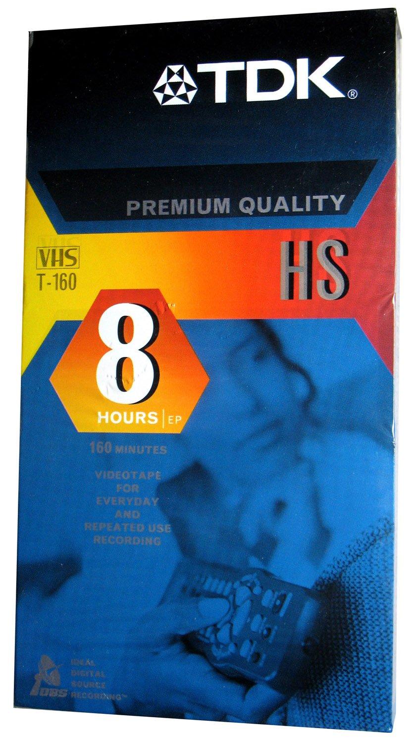 TDK T-160 HS - Premium Quality - Blank VHS Tapes - 8 Hrs EP - 3 Pack | Buy Now with Express ...