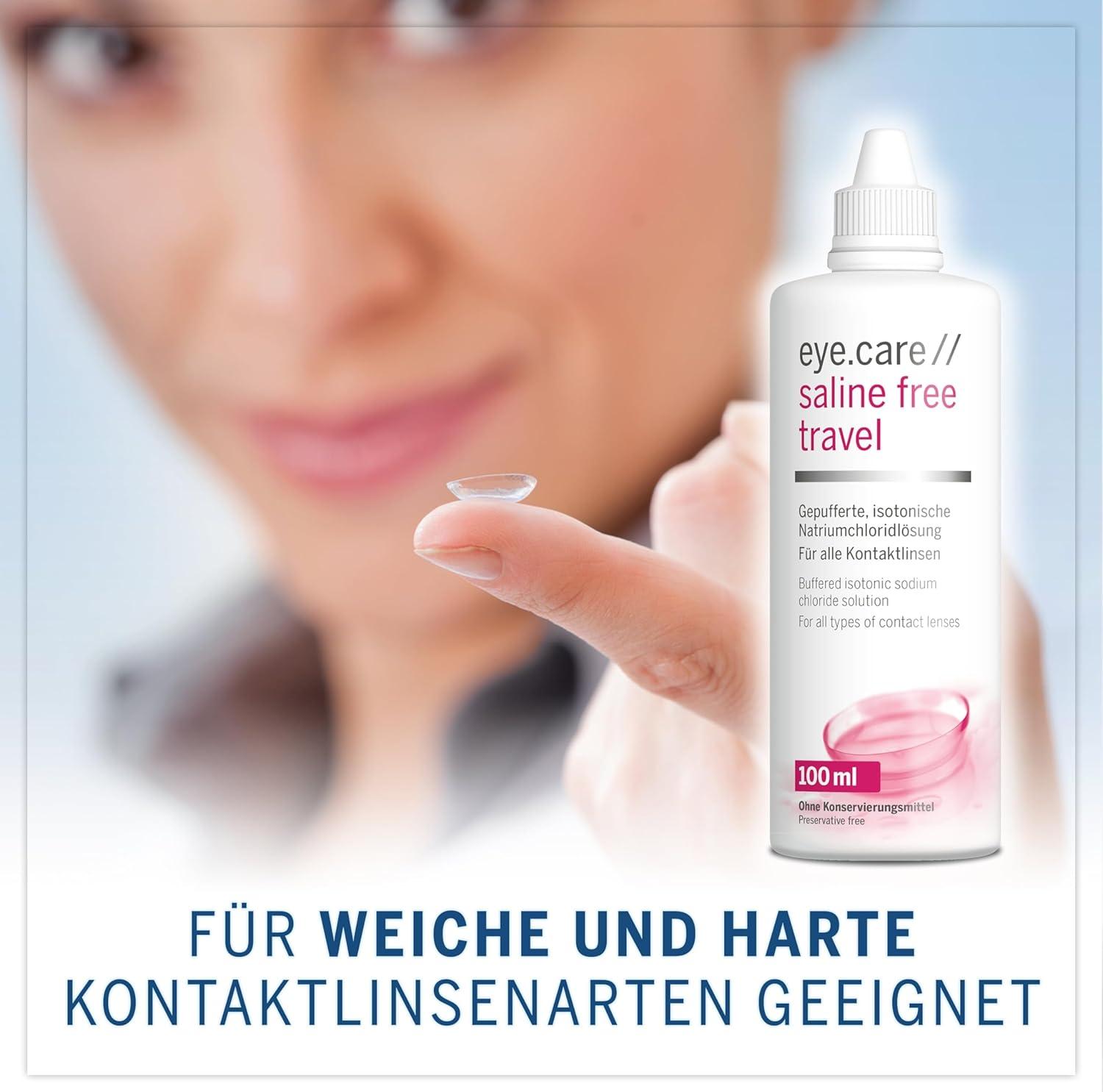 Buy Eye.care pH-Neutral Saline Solution | 4-Pack Travel Size Isotonic ...