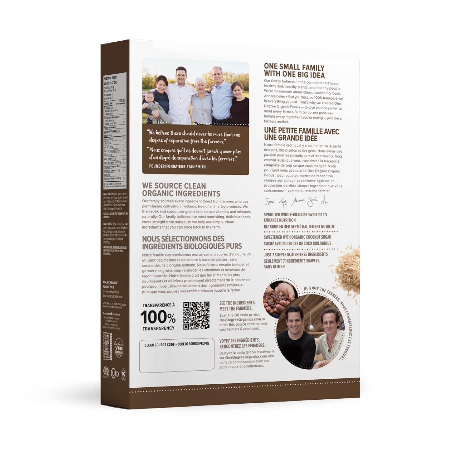 Organic Sprouted Brown Rice Cacao Crisps 10 oz - Pack of 6 | Non-GMO ...