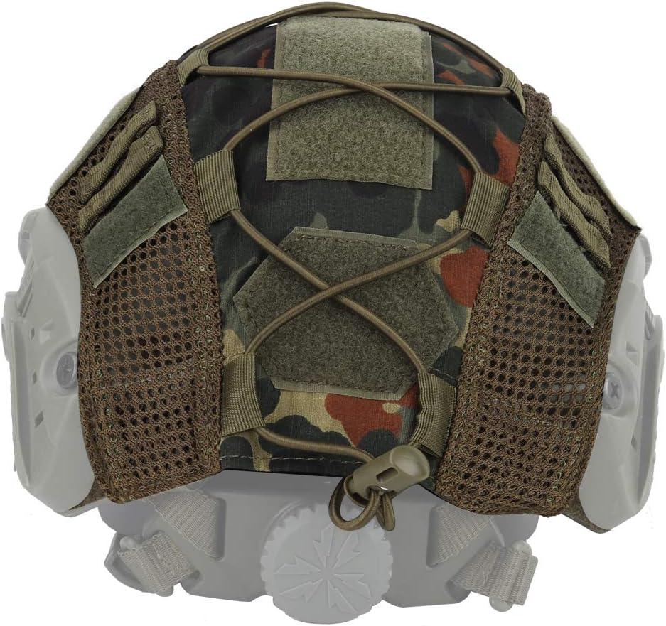 WarmHeartting Tactical Helmet Cover - Camouflage Fast Helmet ...