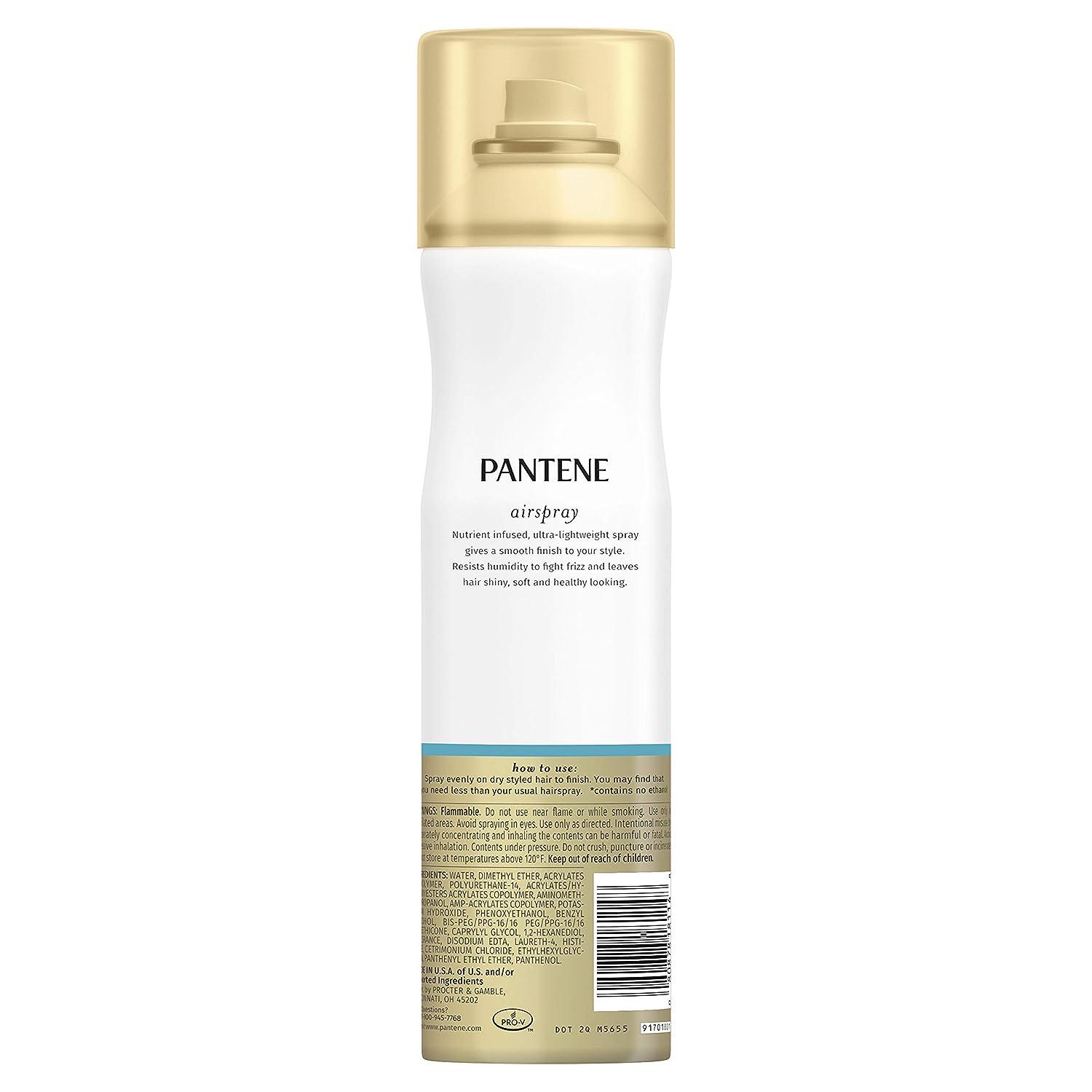 Pantene Pro-V Smooth Airspray Hairspray 7 oz - Humidity Resistant ...