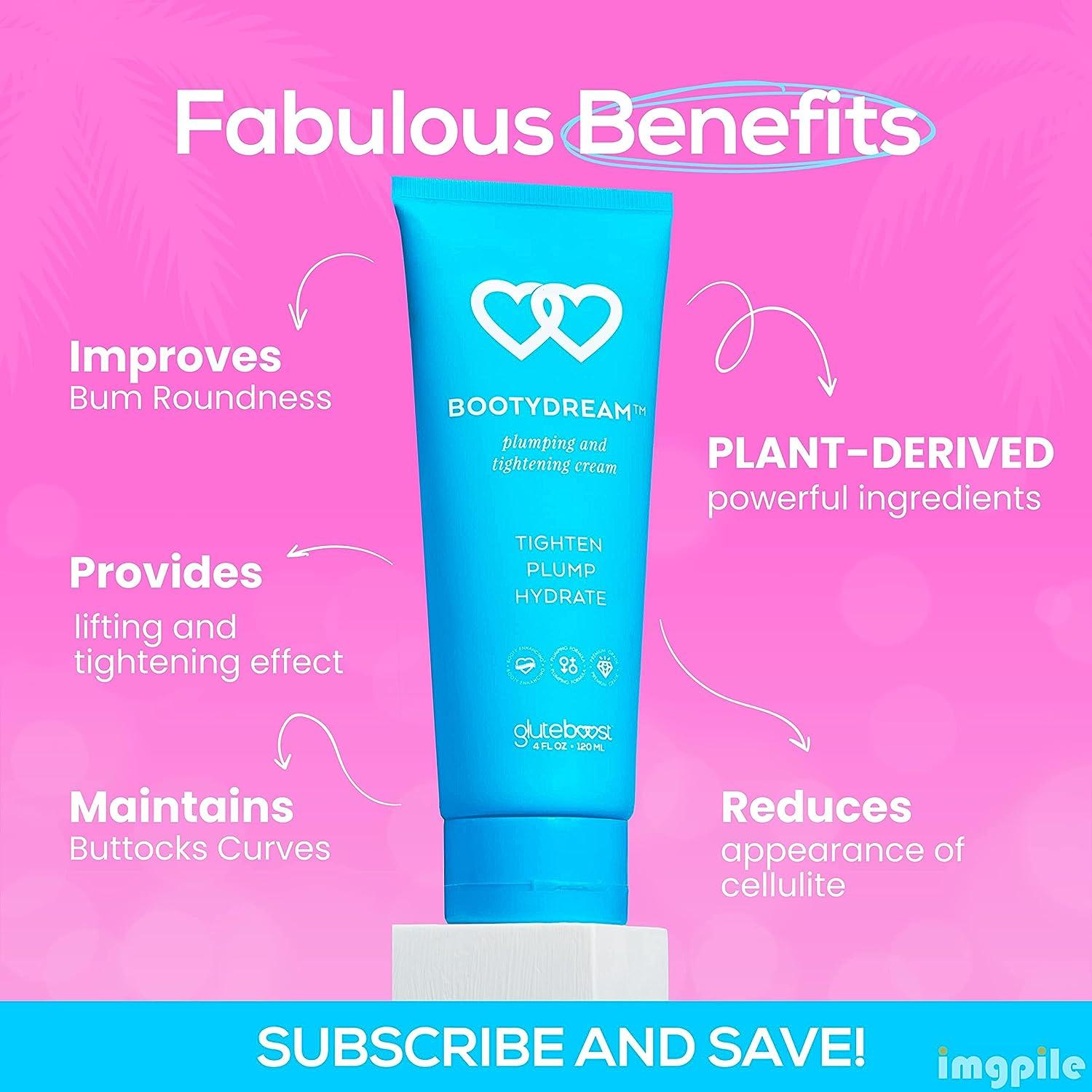 Gluteboost BootyDream Moisturizing Glute Cream - Natural Women ...