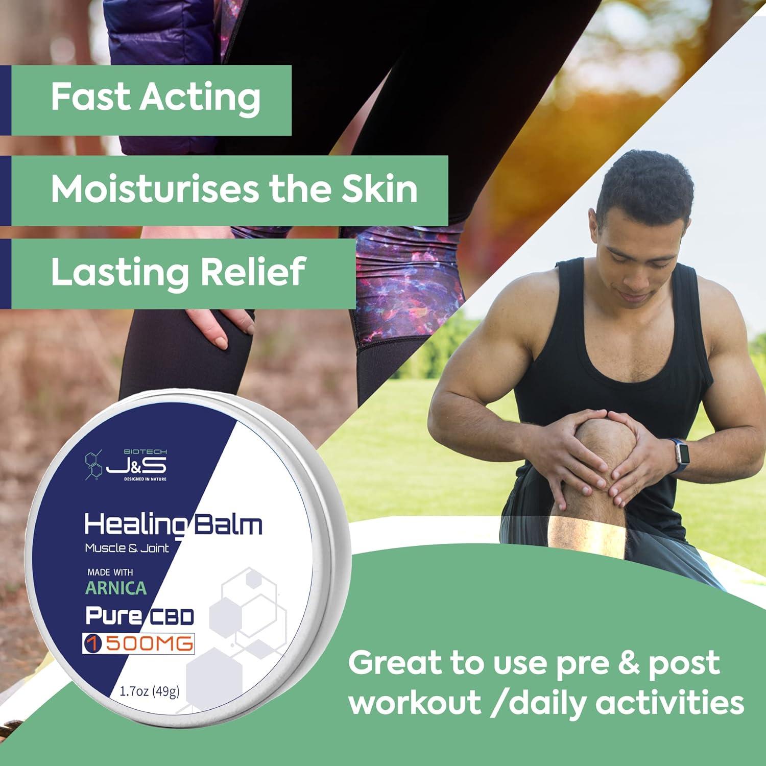 Joint & Spine Biotech Hemp Extract Healing Balm - Natural Relief for ...