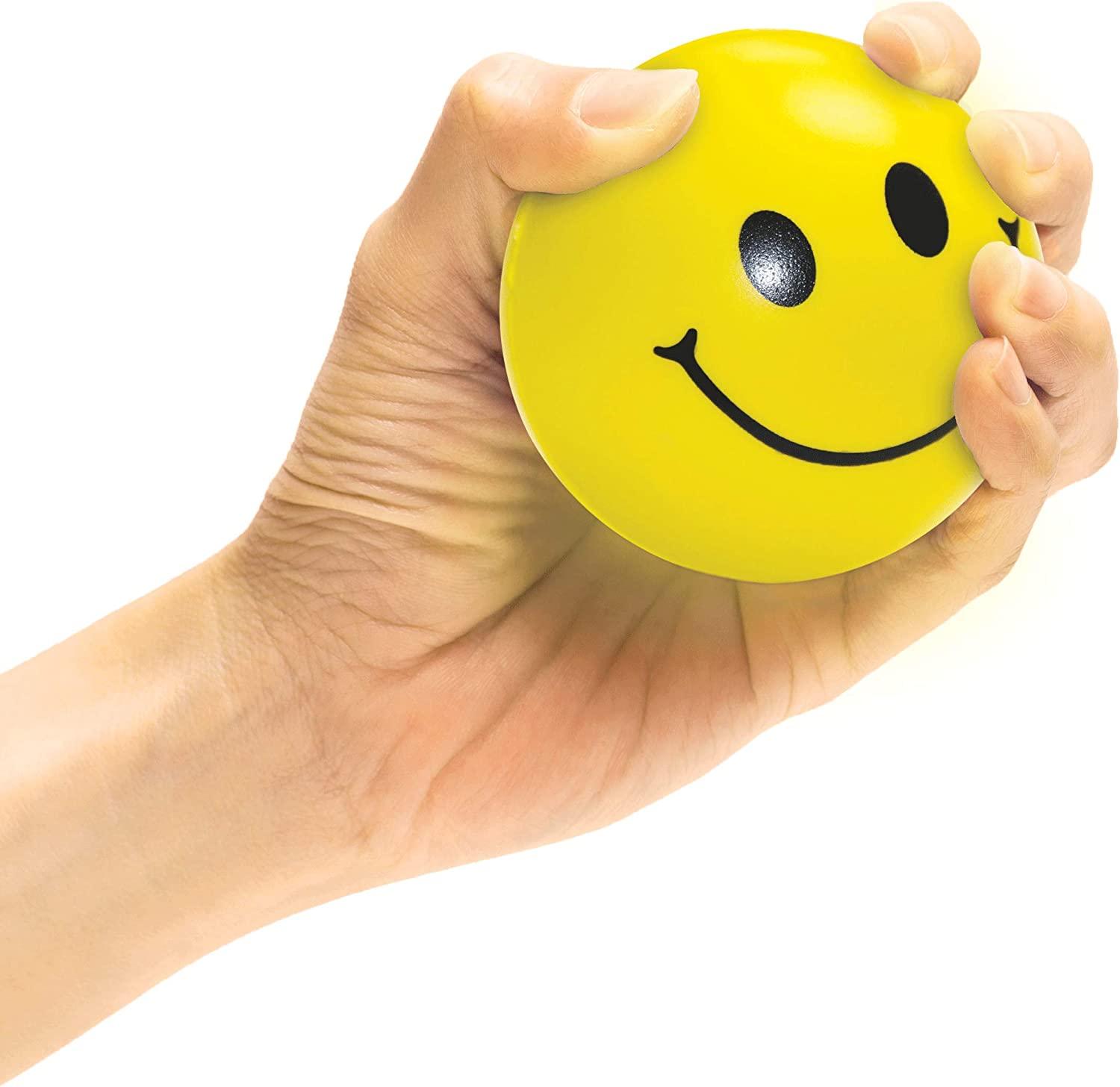 Firm Foam Smiley Hand Exerciser - 1 Count, Smiley Face Design