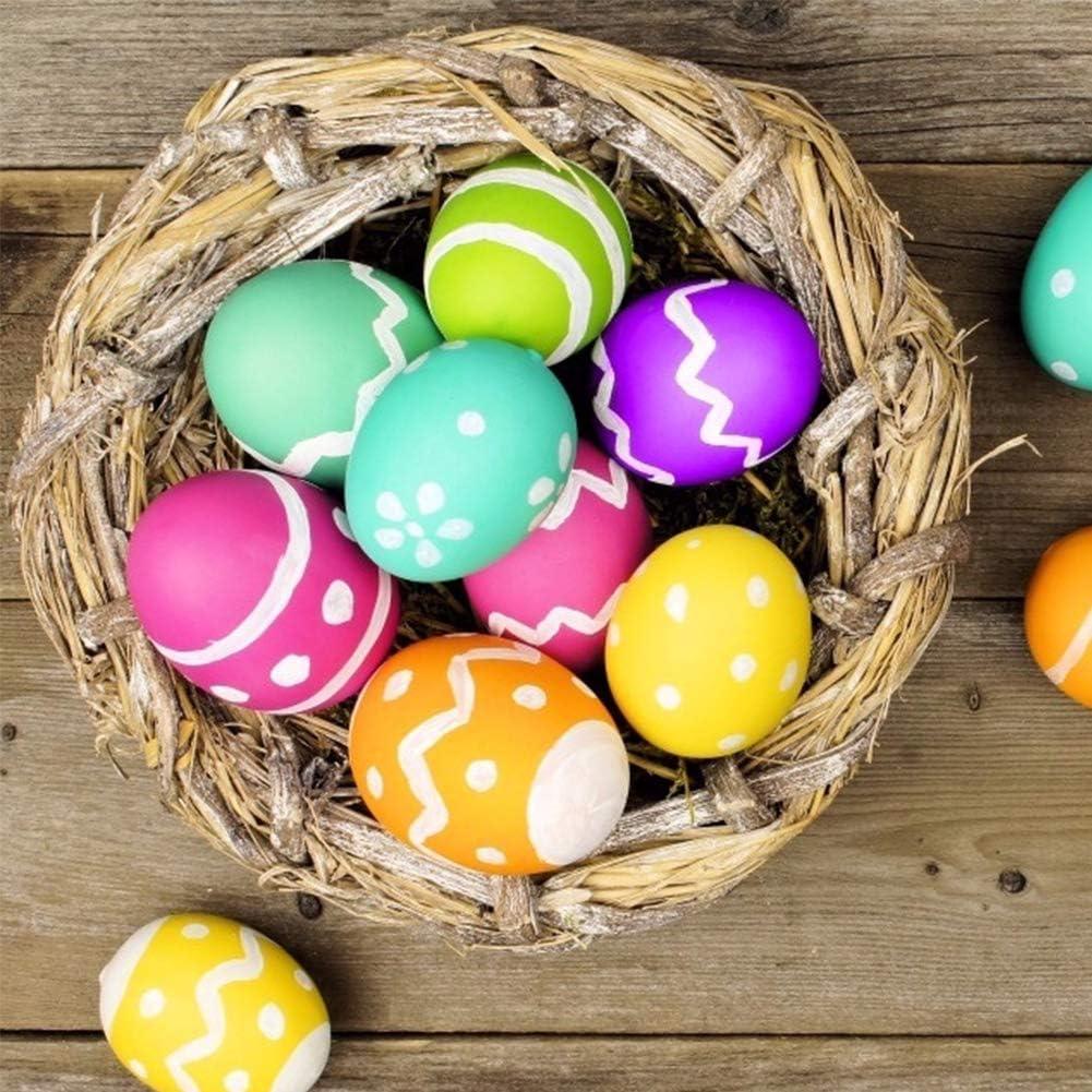 cute easter eggs plastic