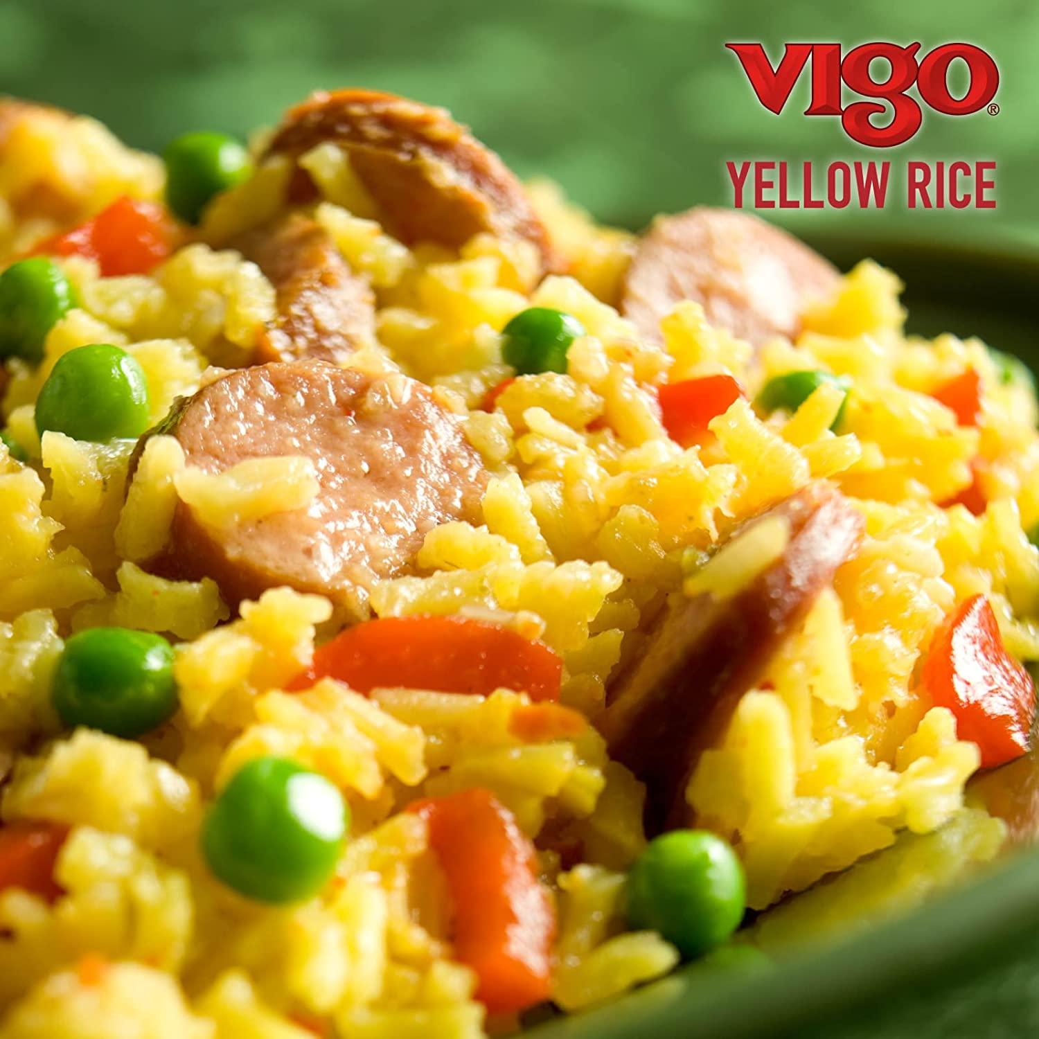 Vigo Authentic Saffron Yellow Rice - Low Fat, 2lb Pack | Gourmet Rice ...