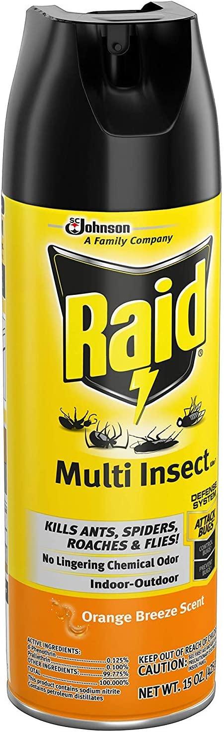 Raid Multi Insect Killer Orange Breeze 15 OZ (Pack of 3) | Buy Now with ...
