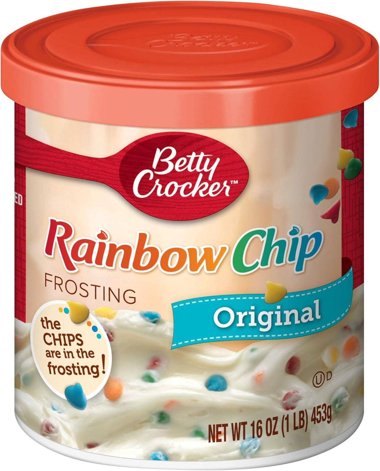 Betty Crocker Party Rainbow Chip Cake Mix and Frosting Bundle. | Buy ...