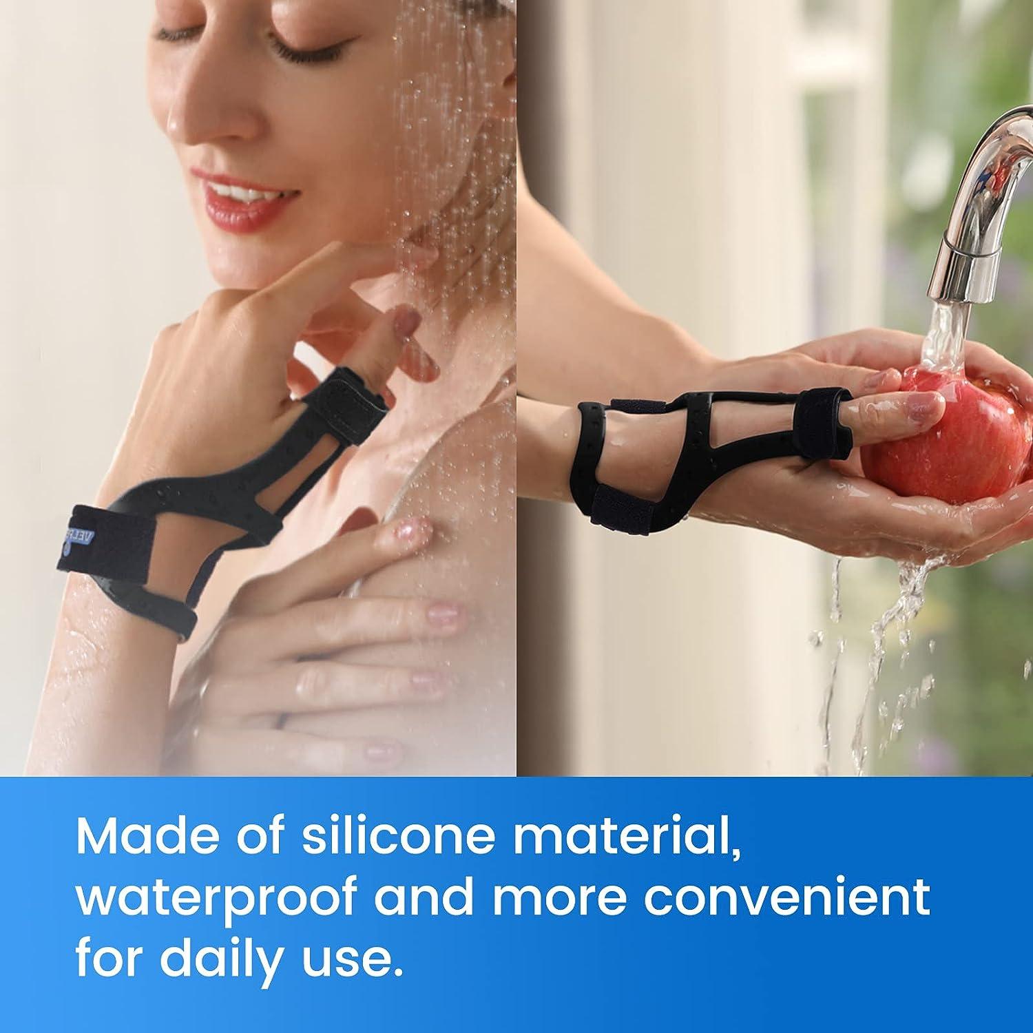 Velpeau Silicone Thumb Spica Splint - Reversible Brace for Tendonitis ...