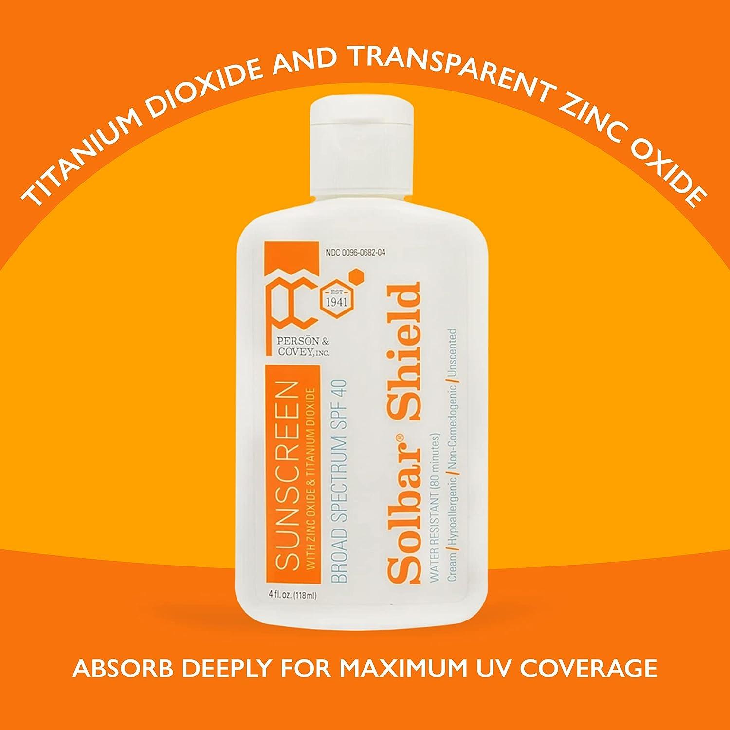 Solbar Shield SPF40 4.0 oz: Broad Spectrum Sunscreen | Buy Now with ...