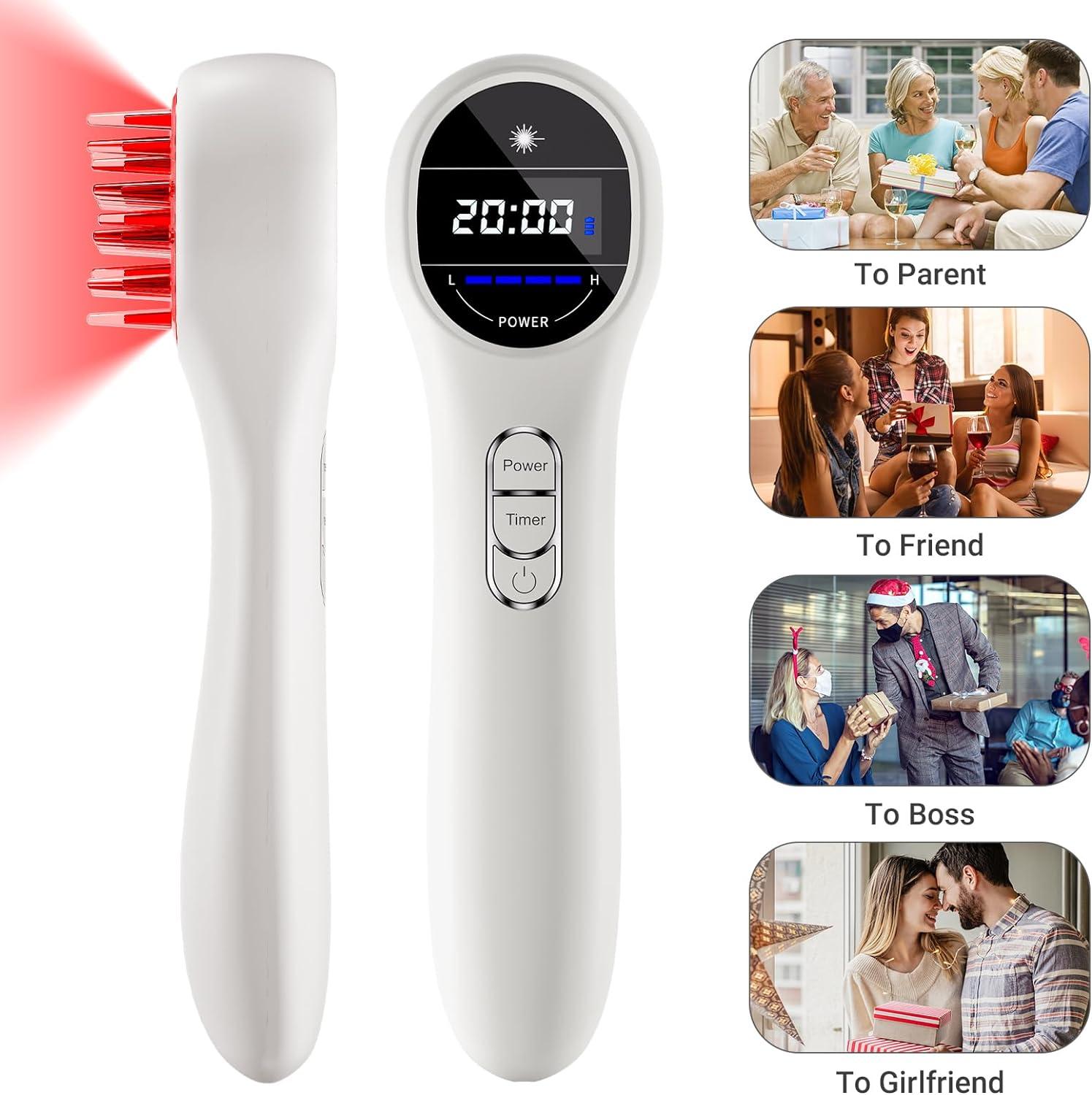 Cozion Handheld Red Infrared Light Hair Growth Comb for Men and Women ...