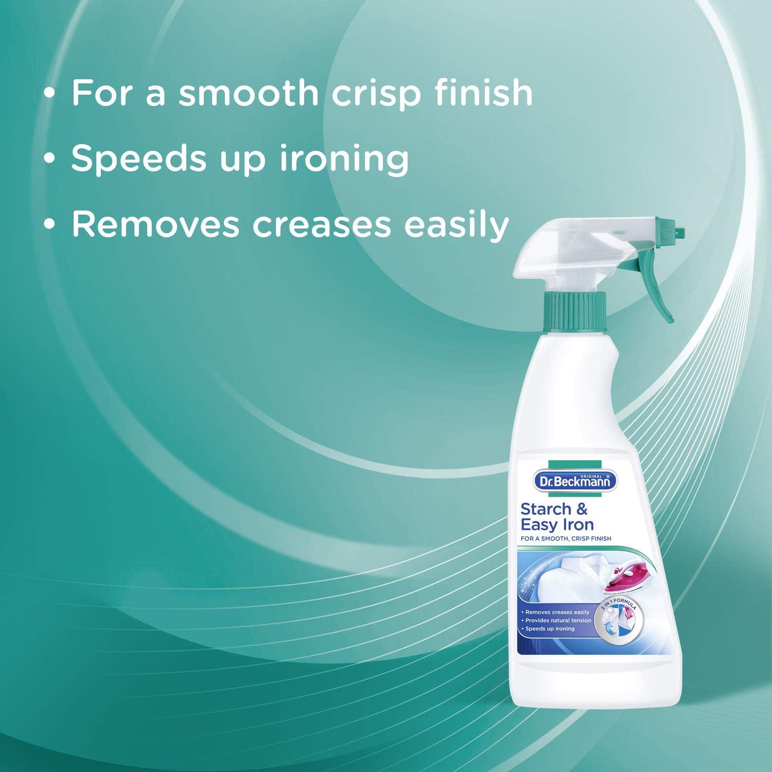 Dr. Beckmann Starch & Easy Iron Spray 500ml - Smooth & Crisp Finish ...