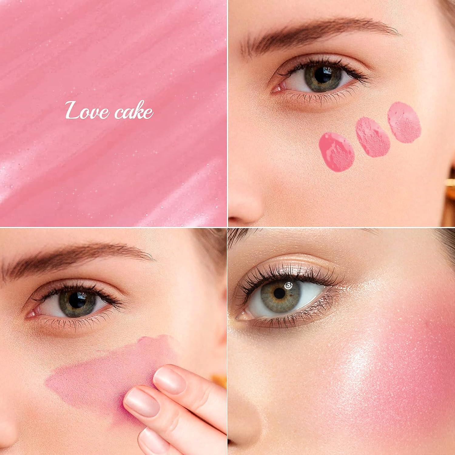 Matte Liquid Blush - Natural-Looking Soft Cream Blush Makeup for Cheeks ...