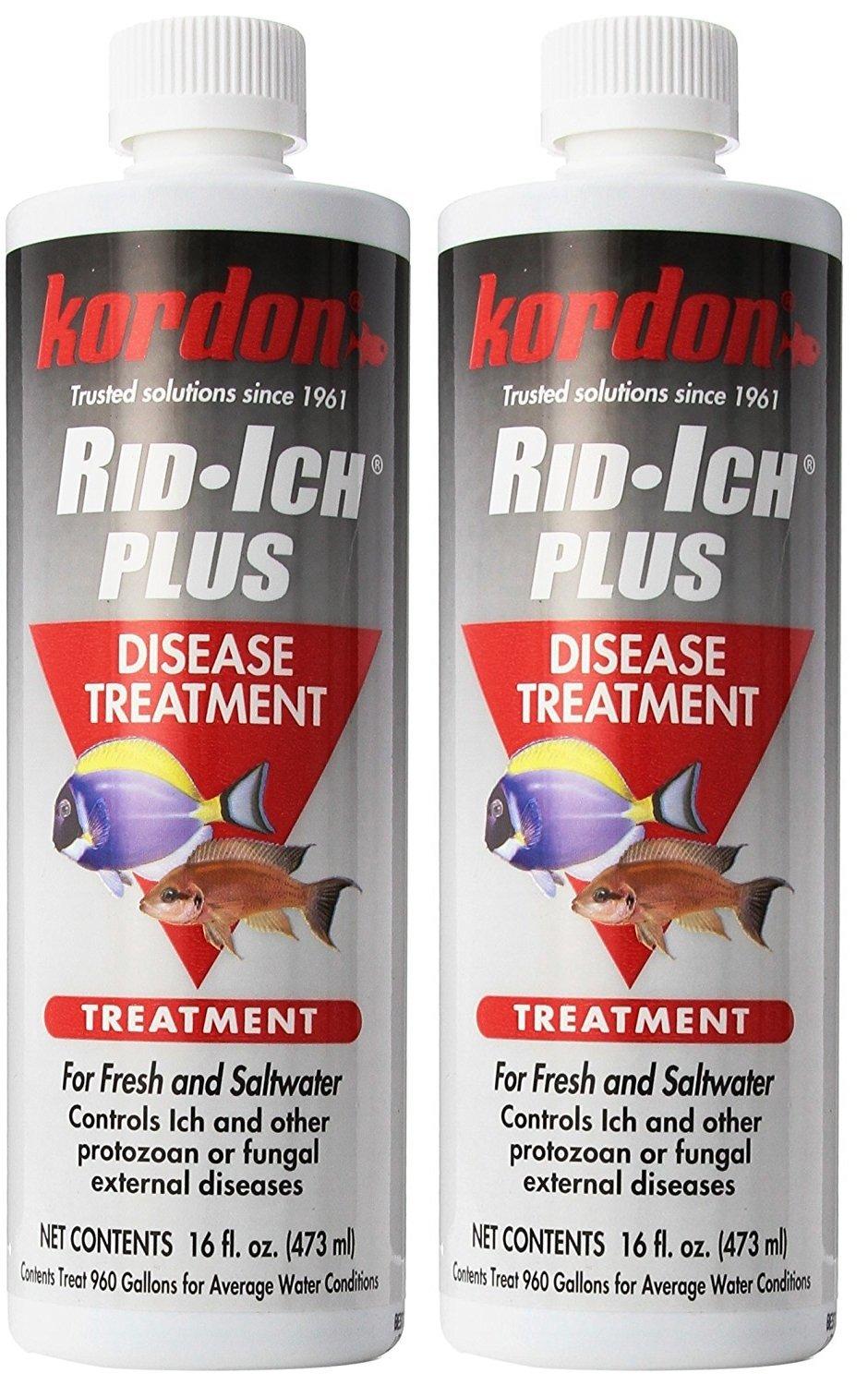 Kordon Rid Ich Plus #37656-16oz - 2 Pack | Effective Ich Treatment ...