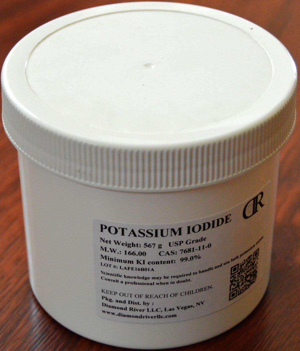 DR Potassium Iodide USP 500g Jar | Fast Shipping via Priority Mail