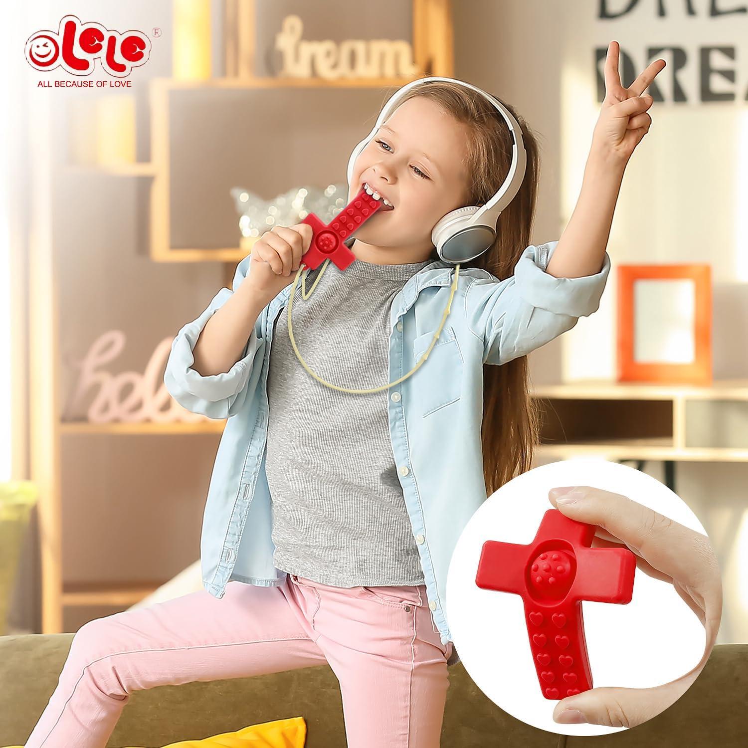 Kau-Hall Chain Olele | 3-Part Sensory Chewing Set for Kids | Silicone ...