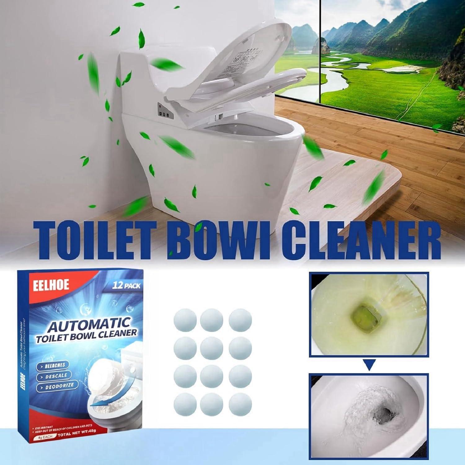 12PCS Toilet Bowl Cleaner Toilet Cleaner Tablets Toilet Cleaning Active ...