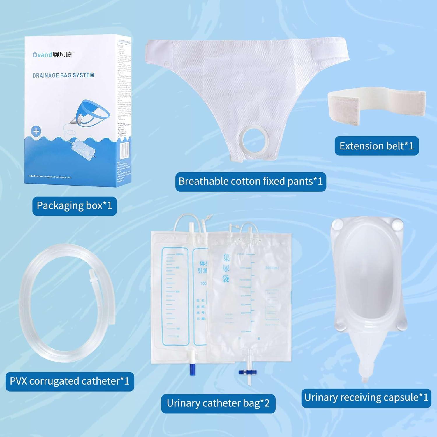 Silicone Urine Collector & Catheter Bags - Reusable Wearable Urinal ...