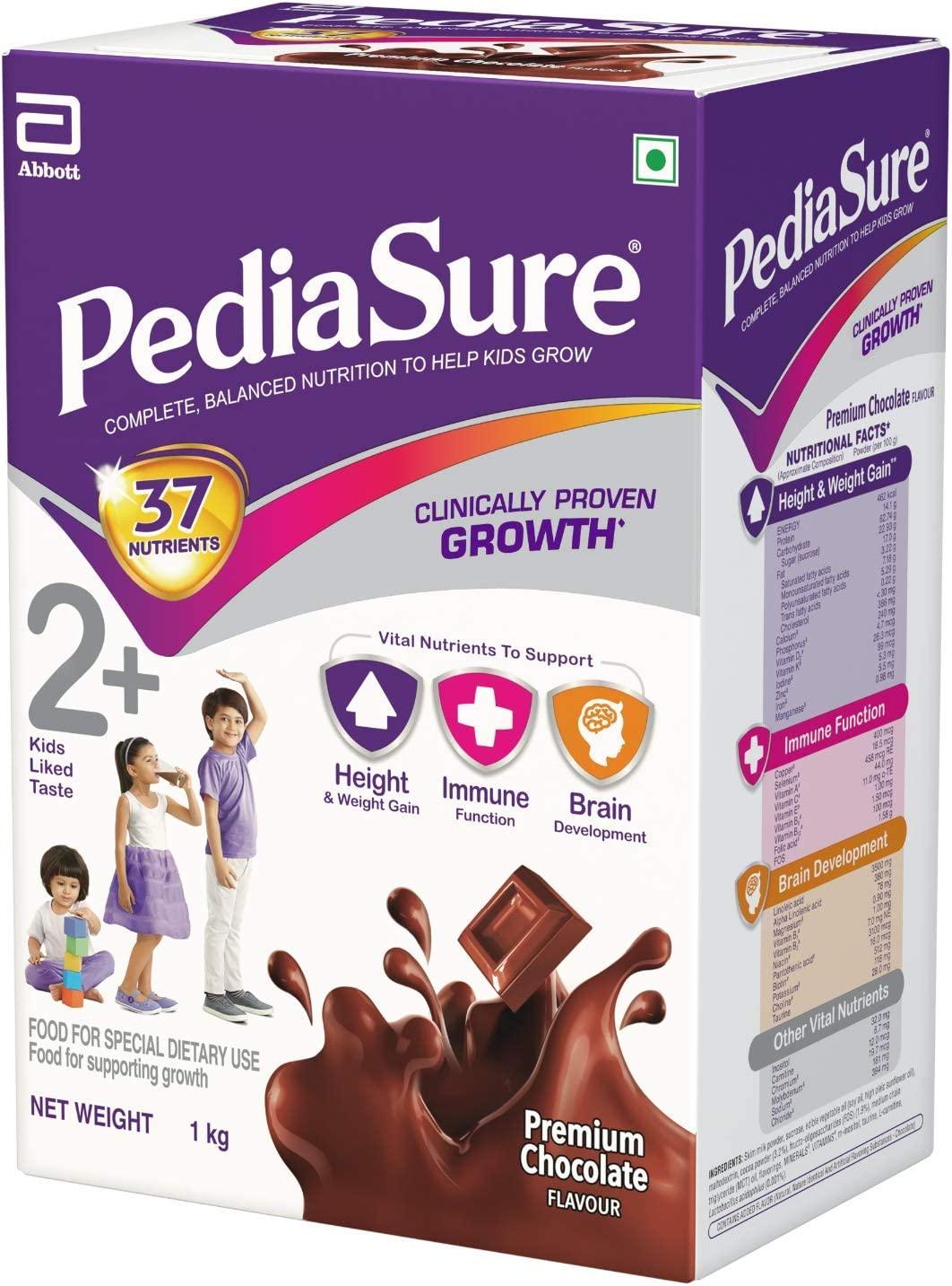 PediaSure Premium Chocolate 1Kg/35.2Oz Case for Kids 2-10 Years ...
