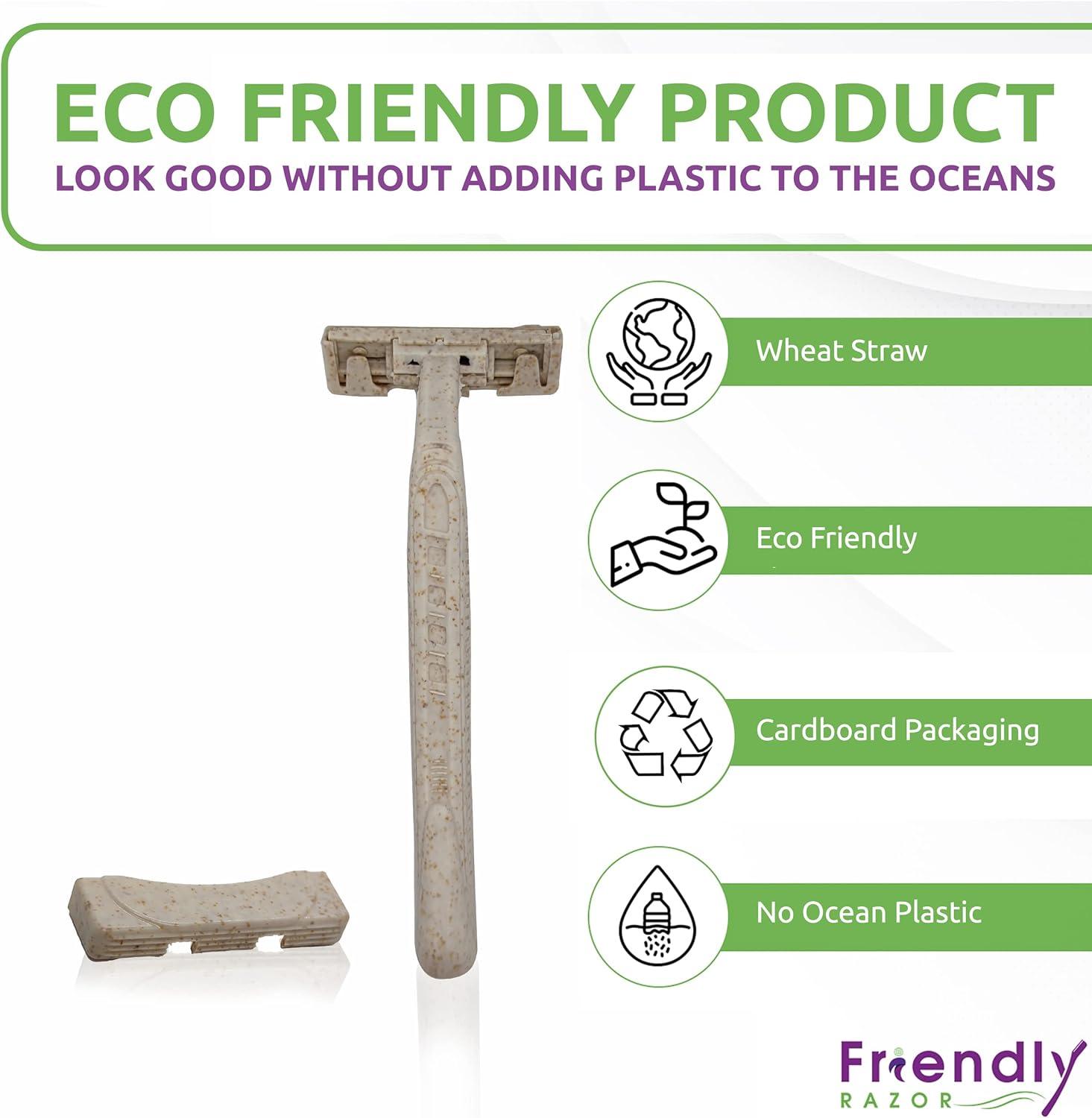 Wheatstraw Disposable Razors for Men and Women | Eco-Friendly Shaver ...