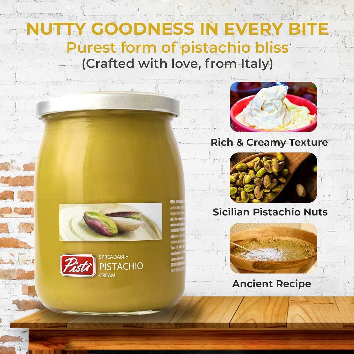 Pisti Spreadable Pistachio Cream 600g | Irresistible Luxurious ...