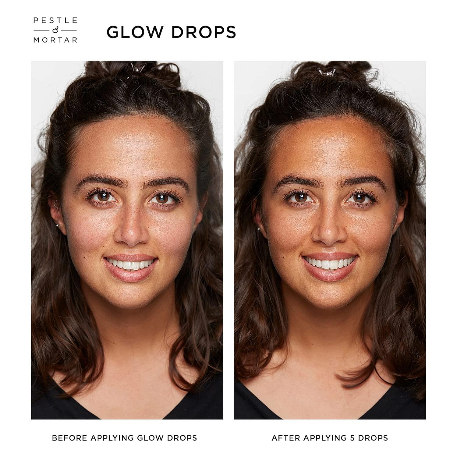 Pestle & Mortar Glow Drops - Customizable Sunless Self-Tanner with ...