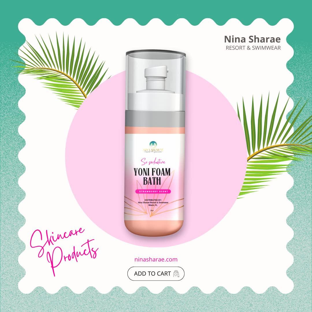 Nina Sharae Swimwear Feminine Vaginal Wash | PH Balanced | Refreshing Foam for Normal ...