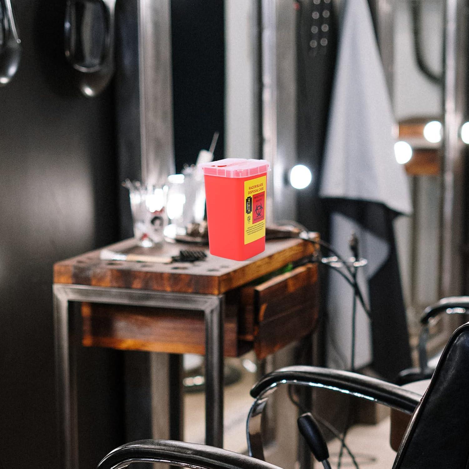 Beaupretty 4-Piece Mini Waste Container & Disposable Razor Set | Razor ...