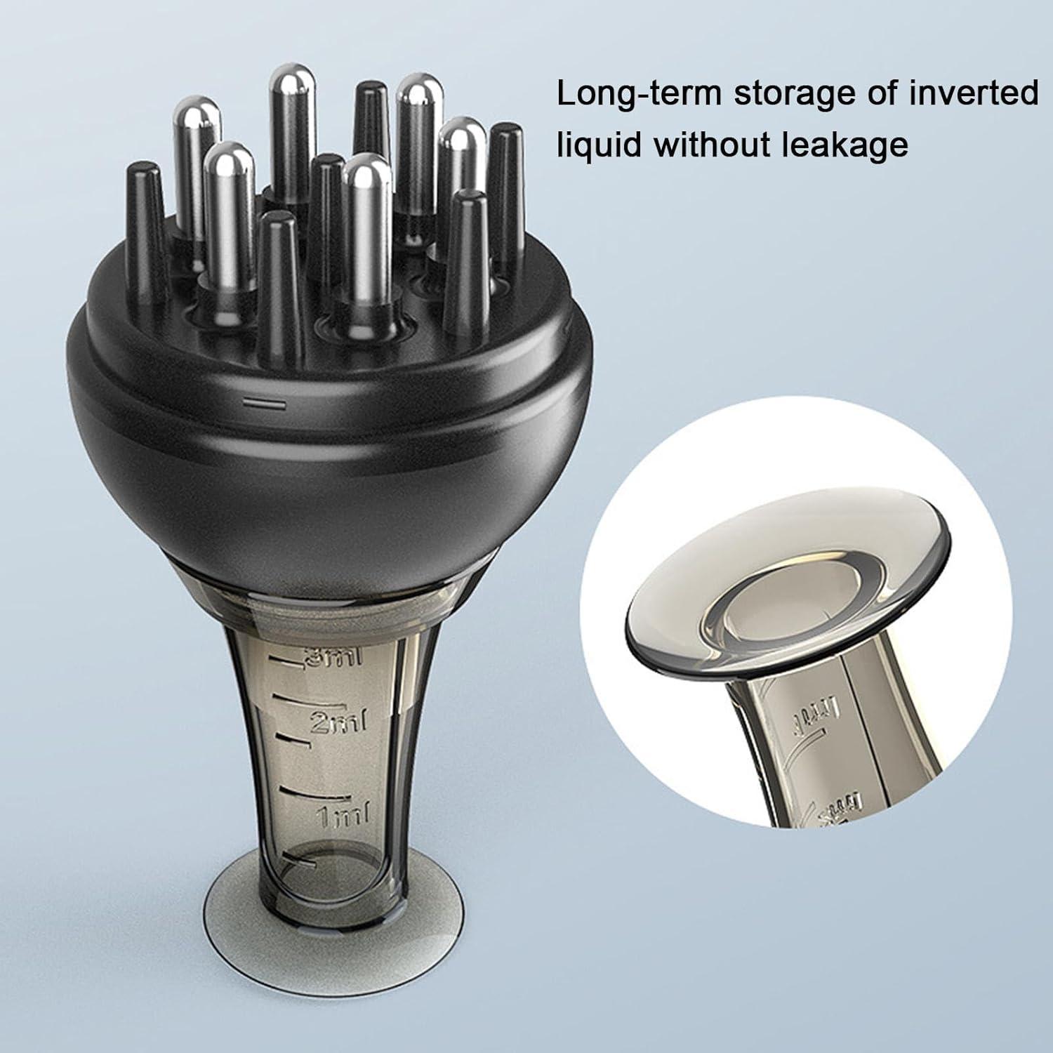 Scalp Massage Brush & Hair Oil Applicator - K Me Black | Premium Scalp ...