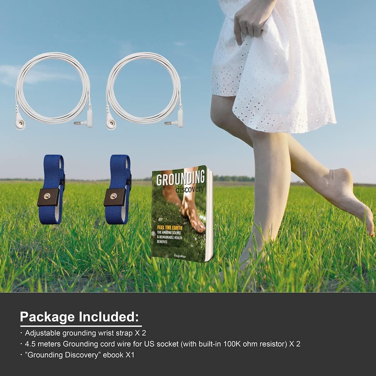 Earthing Pro Grounding Wrist Strap X2 with Straight Grounding Cable (4 ...