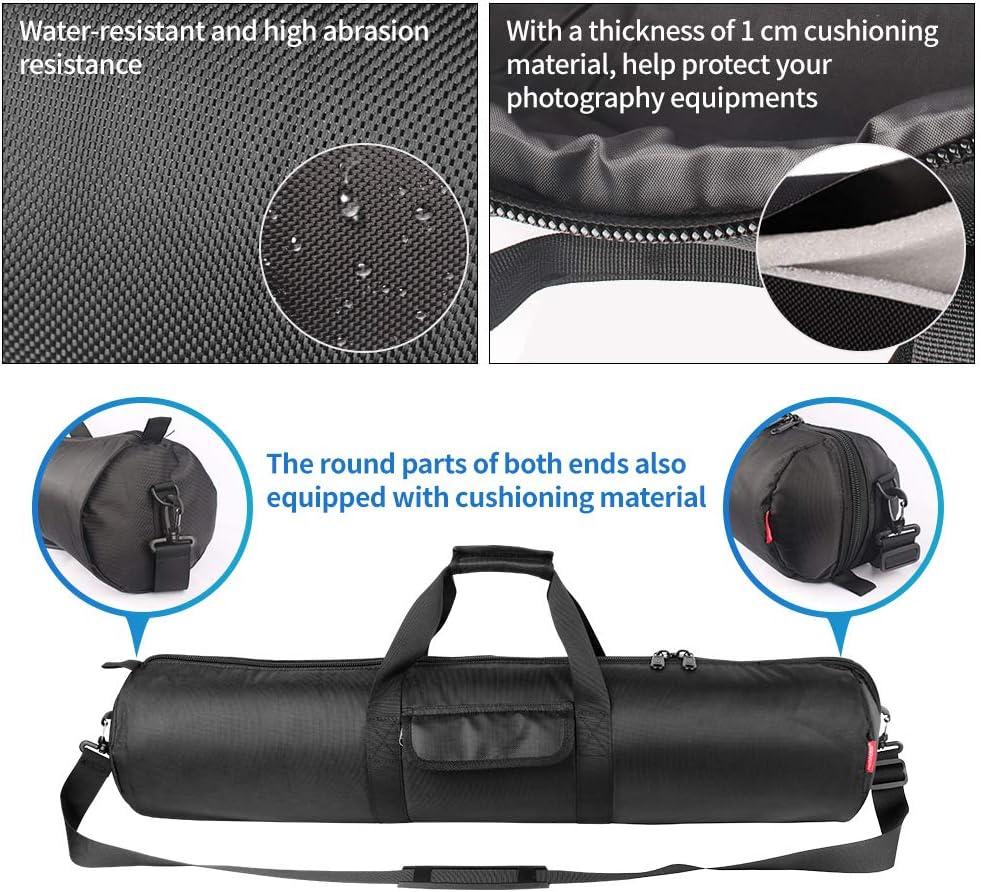 Hemmotop Tripod Carrying Case Bag 31.5x7x7in - Heavy Duty With Storage ...