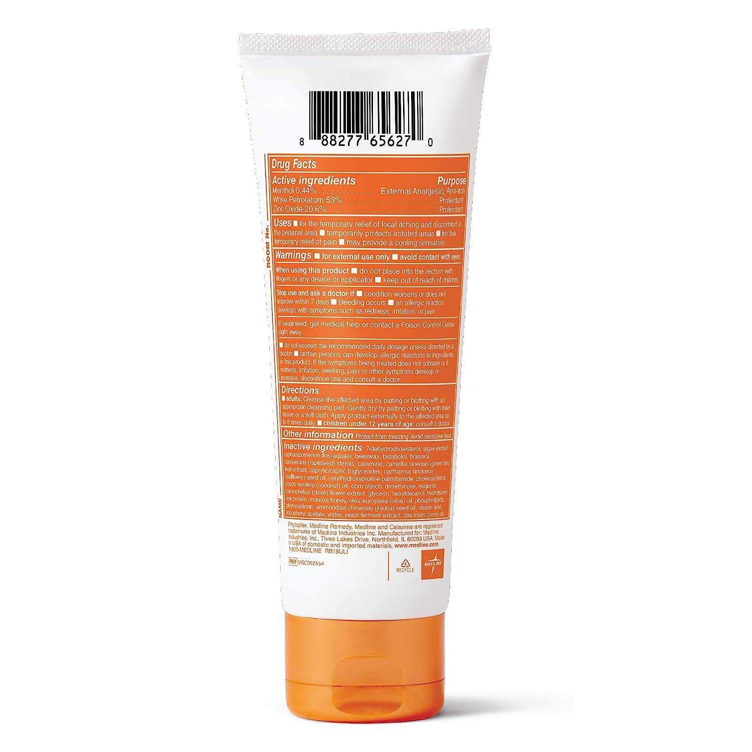 Medline Remedy Phytoplex Calazime Skin Protectant Cream 4oz - Fragrance ...