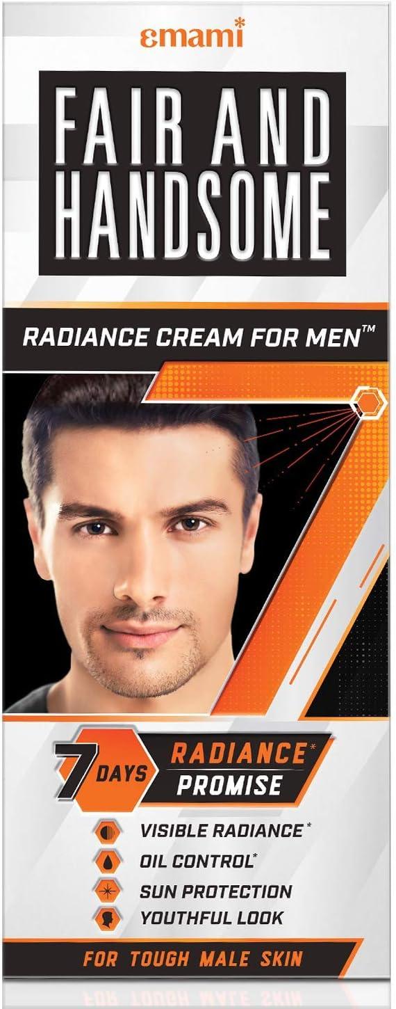 Emami Fair and Handsome Fairness Cream for Men 60g - Brighten and Even Skin Tone | Buy Now with ...