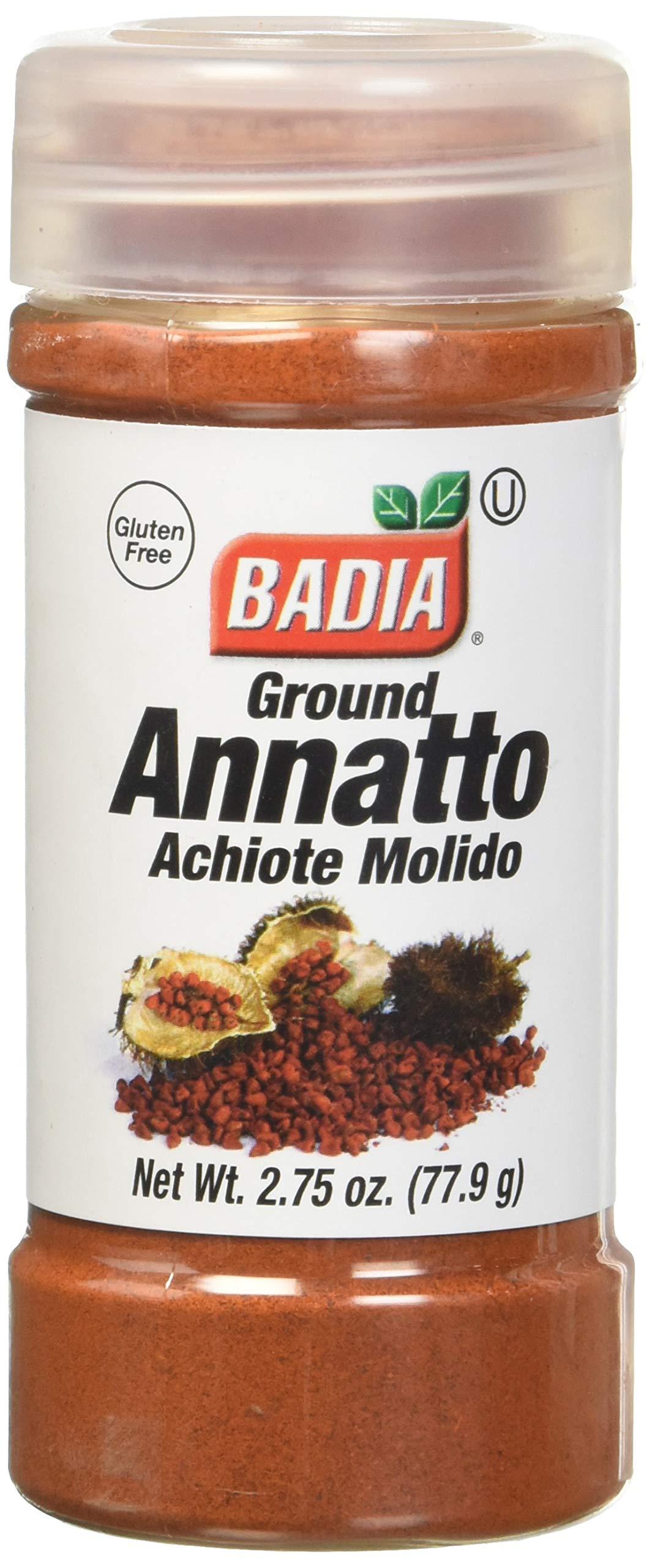 Badia Ground Annatto Seed 2.75oz - Achiote Molido for Vibrant Dishes ...